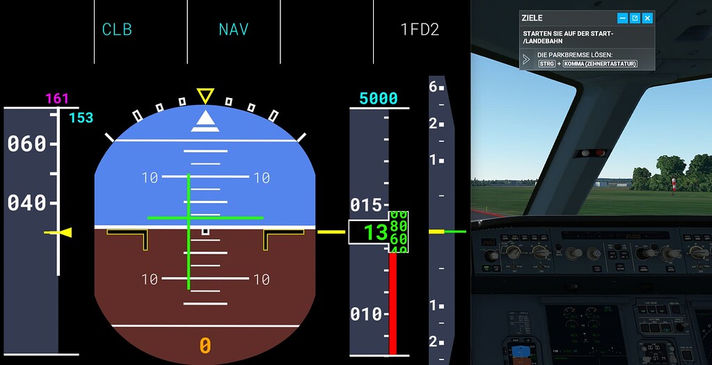 Reduce PFD size - User Interface & Activities - Microsoft Flight ...