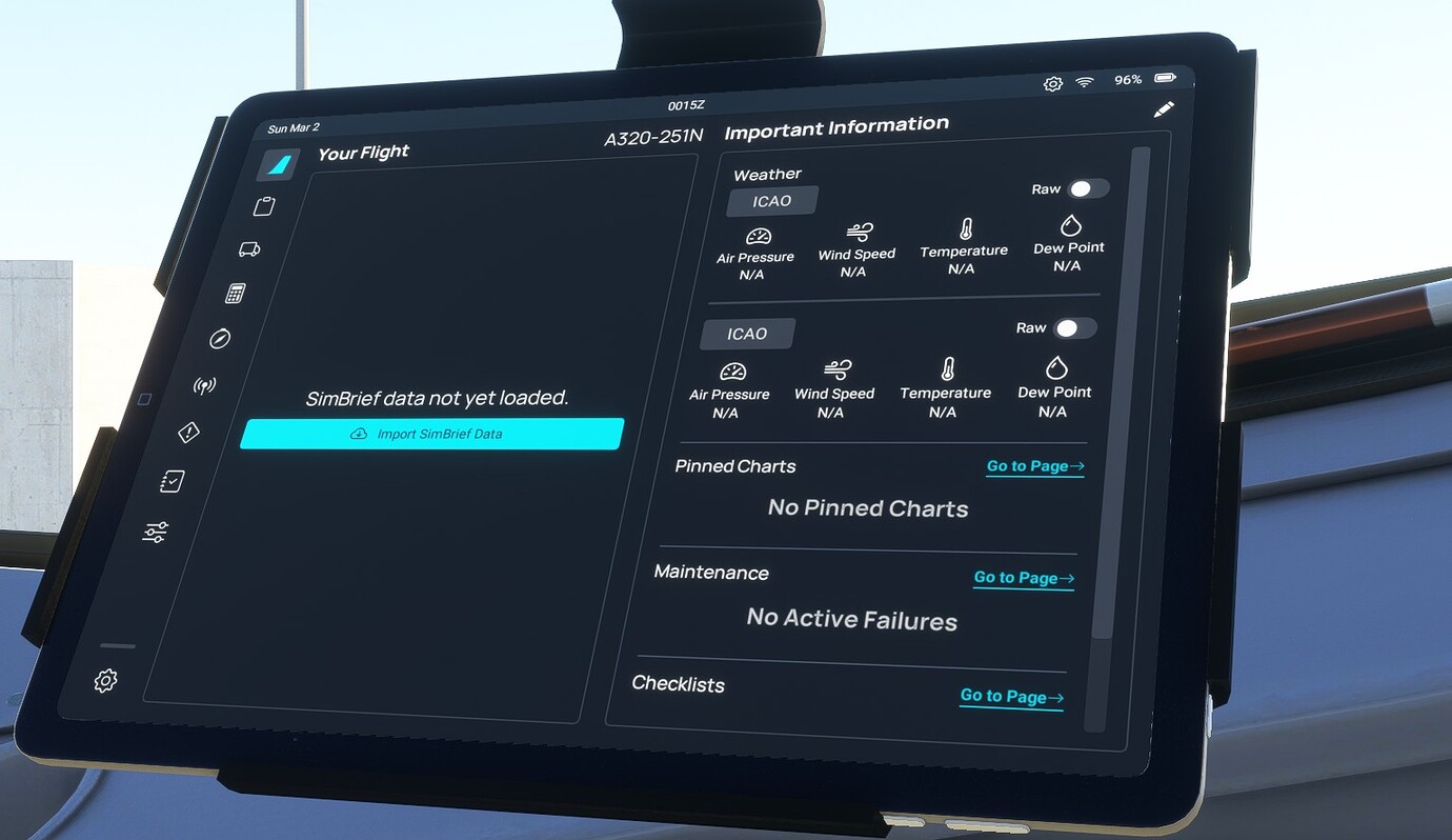 FBW A320 NEO EFB Problem - Aircraft & Systems - Microsoft Flight ...