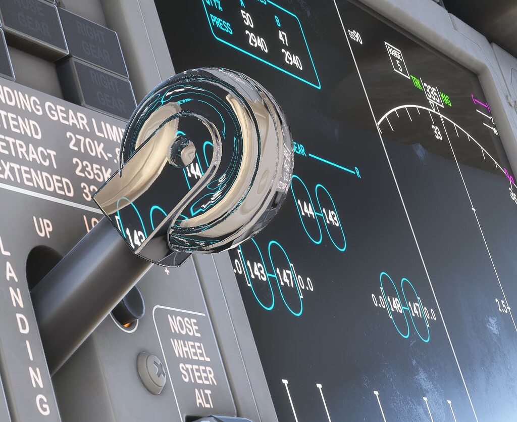 737 Max Gear Lever looks transparent - Aircraft & Systems - Microsoft ...