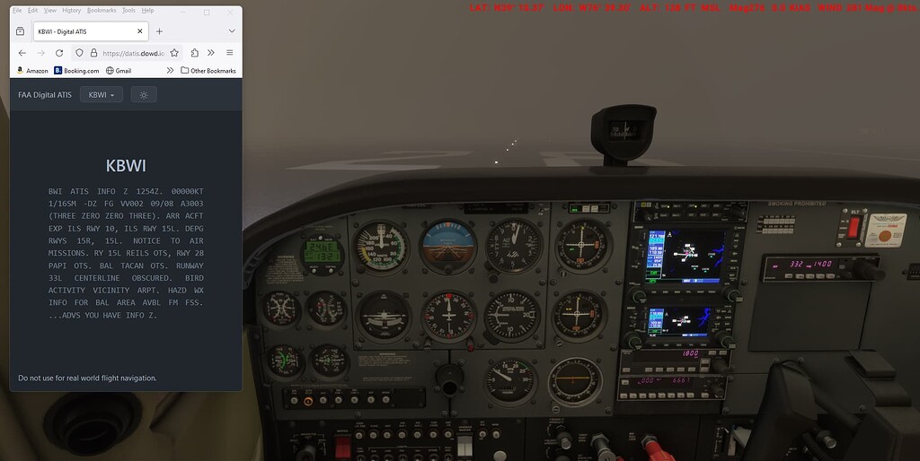 At last - realistic Visibility matches real world - Aircraft & Systems ...
