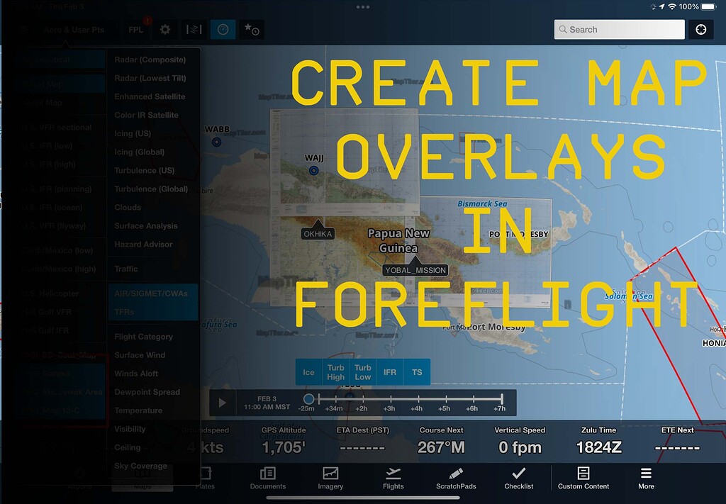 ForeFlight Users: How to create map overlays - Tools & Utilities ...