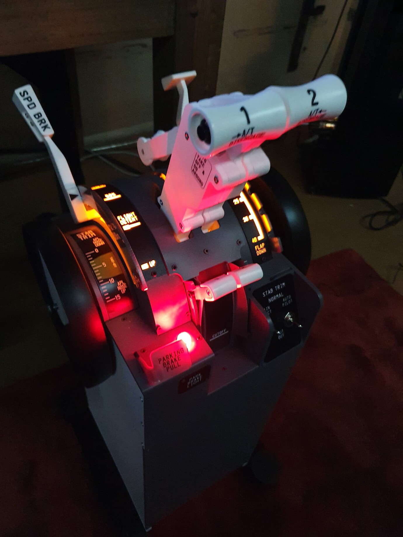 Replaced failed thrustmaster TCA boeing throttle quadrant with this ...