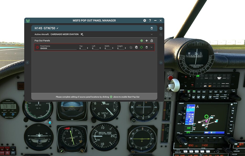 MSFS pop out manager 4.0.3 - Tools & Utilities - Microsoft Flight ...
