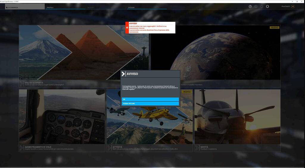What connection to verify? - General Discussion - Microsoft Flight ...