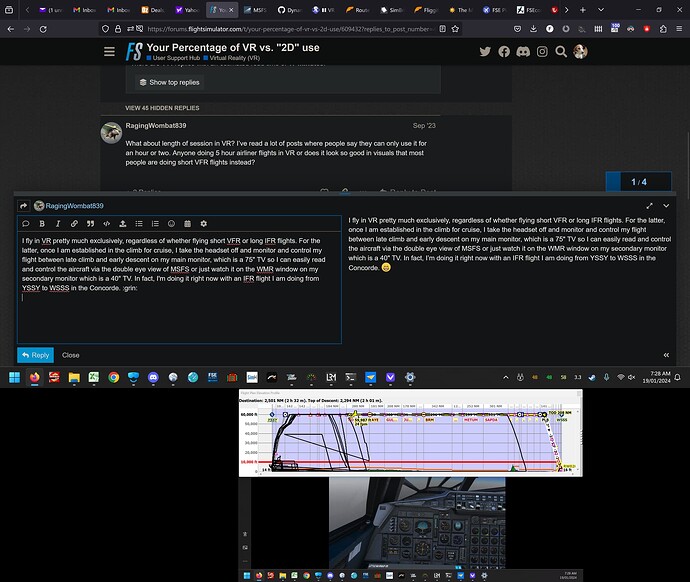 Your Percentage of VR vs. "2D" use - #146 by ResetXPDR - Virtual Reality (VR) - Microsoft Flight ...