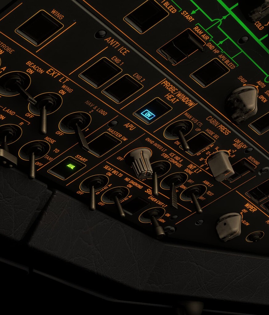 A321 / A320 iniBuilds. APU gets stuck on AVAIL when switching it off ...