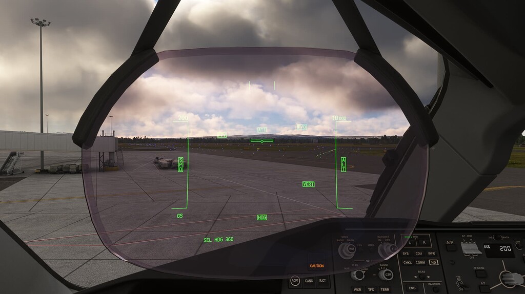 787 Camera Stuck & Hud keeps flipping down - Aircraft & Systems ...