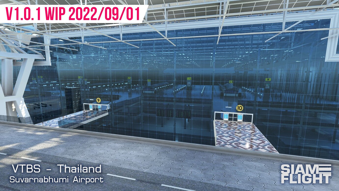 [DevDiary] VTBS Suvarnabhumi Airport Thailand | SiamFlight - Scenery ...