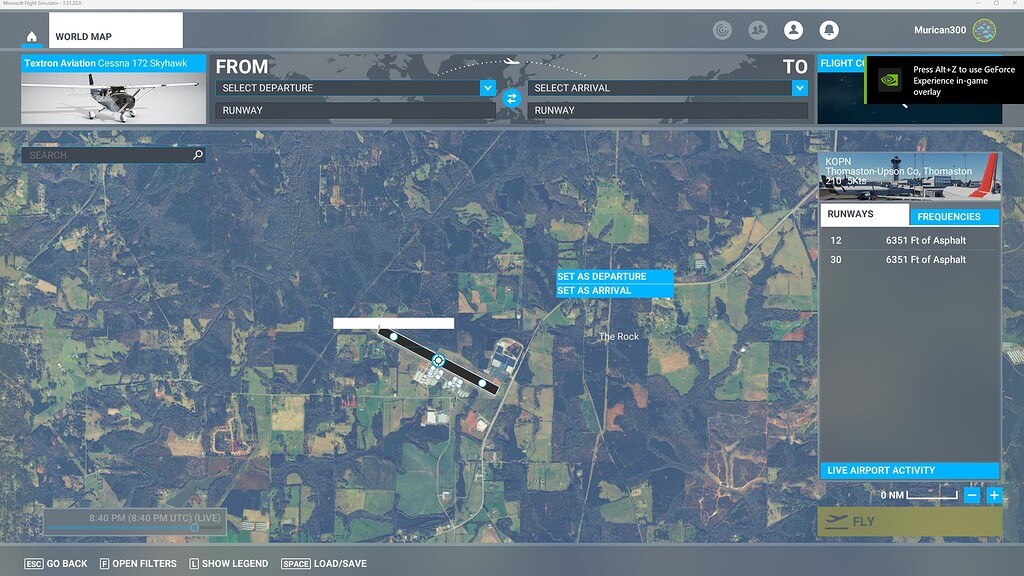 World Map: Set As Departure/Arrival and Zoom Boxes glitched - Hardware ...