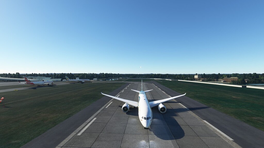 ATC clears AI aircraft for departure when another AI aircraft is on ...