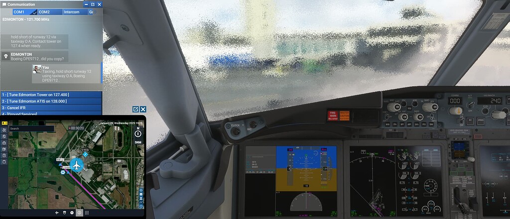737 Icing excessive in clear weather and de-icing doesn't seem to work ...