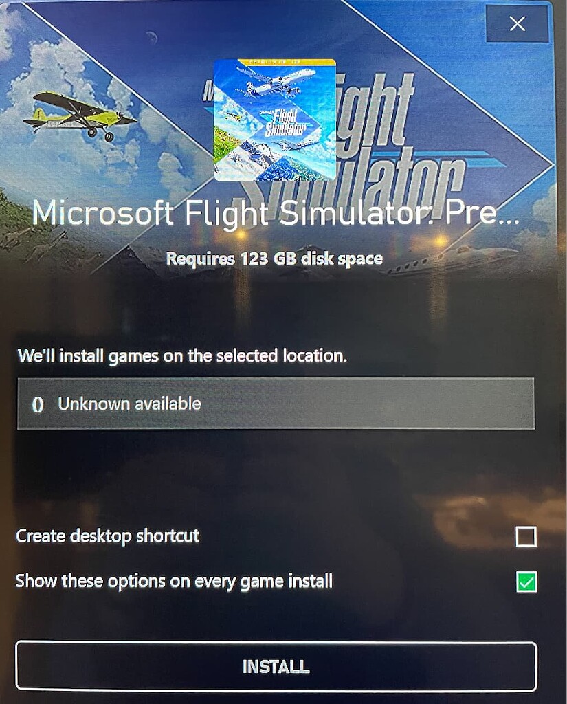 Unknown available (fresh install) - Hardware & Peripherals - Microsoft ...