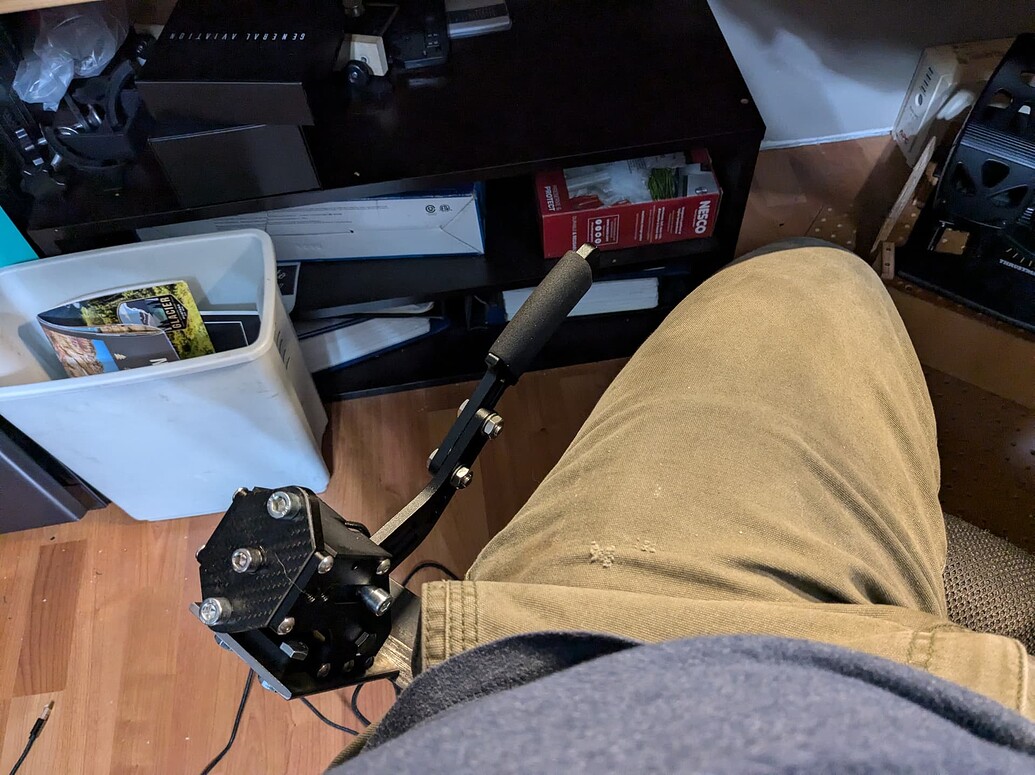 Simple Helicopter Collective - Home Cockpit Builders - Microsoft Flight ...