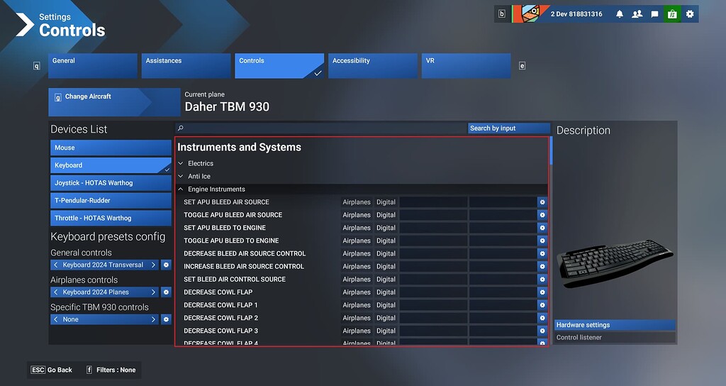 Questions about controller setting - User Interface & Activities - Microsoft Flight Simulator Forums