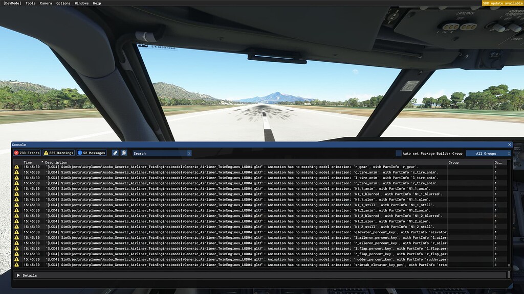 Console panel within MSFS - User Interface & Activities - Microsoft ...