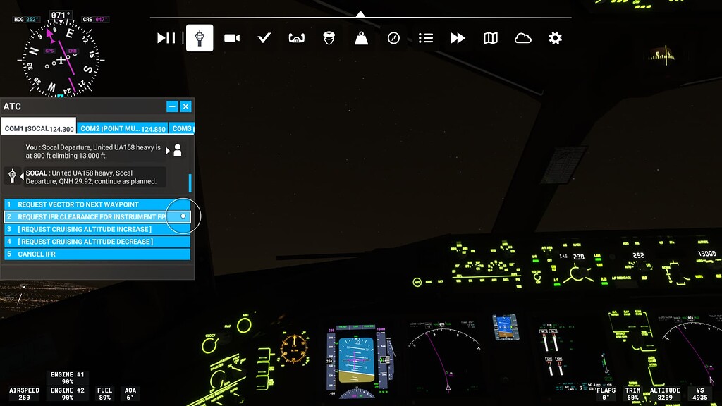 IFR flight plan question - Aircraft & Systems - Microsoft Flight Simulator Forums