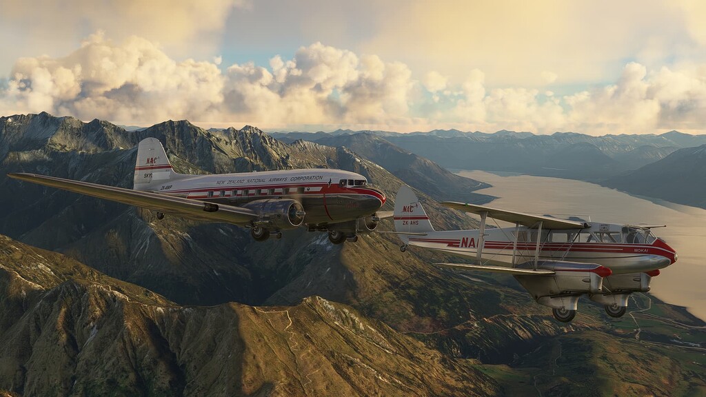 New Zealand Heritage Flight - World Photographer & Screenshots ...