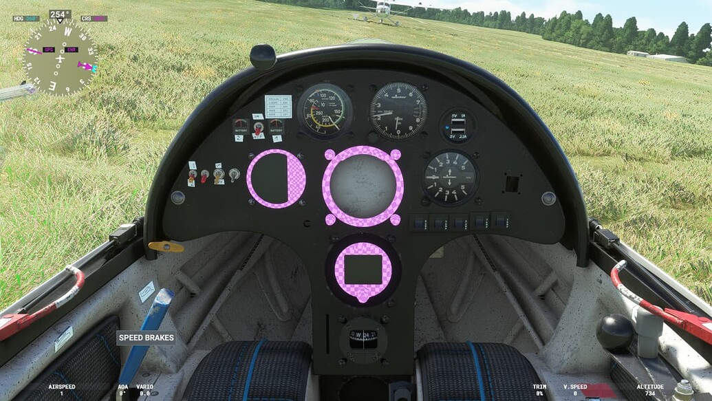 LS8-18 Gauges pink and usable - Resolved - Microsoft Flight Simulator ...