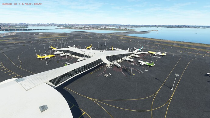 Lighting poles at FeelThere KLGA - World Discovery - Microsoft Flight ...