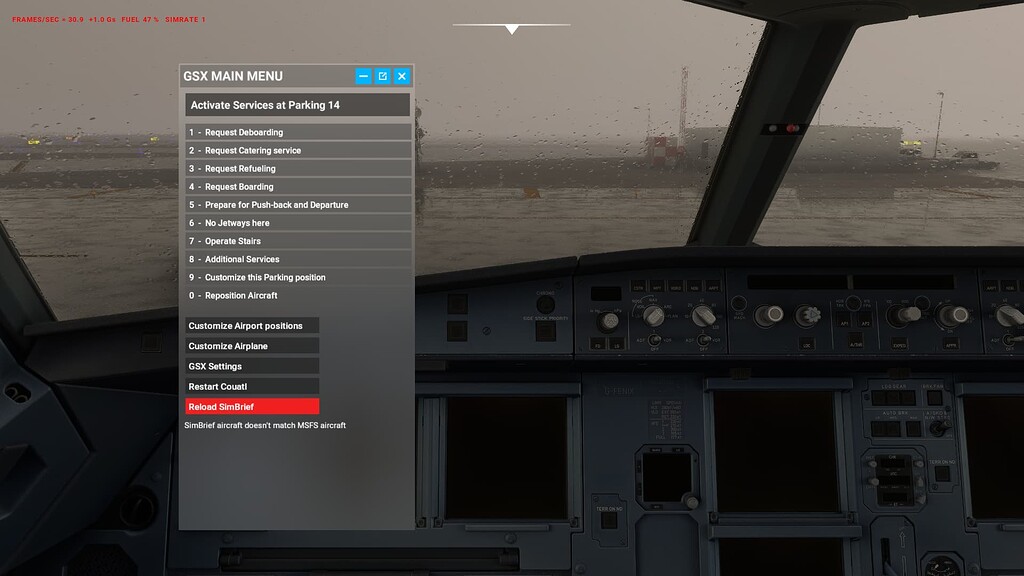 GSX Pro - SimBrief aircraft doesn't match MSFS aircraft - Tools ...
