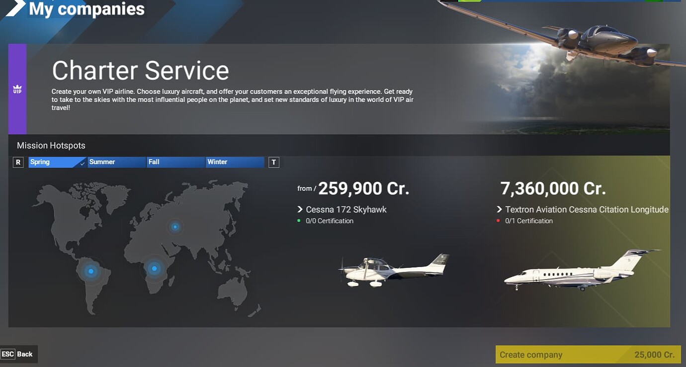 Prerequisites for Charter Service Company - User Interface & Activities ...