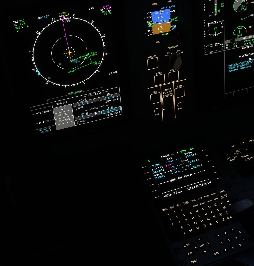 ATR Missed Appchs does not allow new app and freezes the plane ...