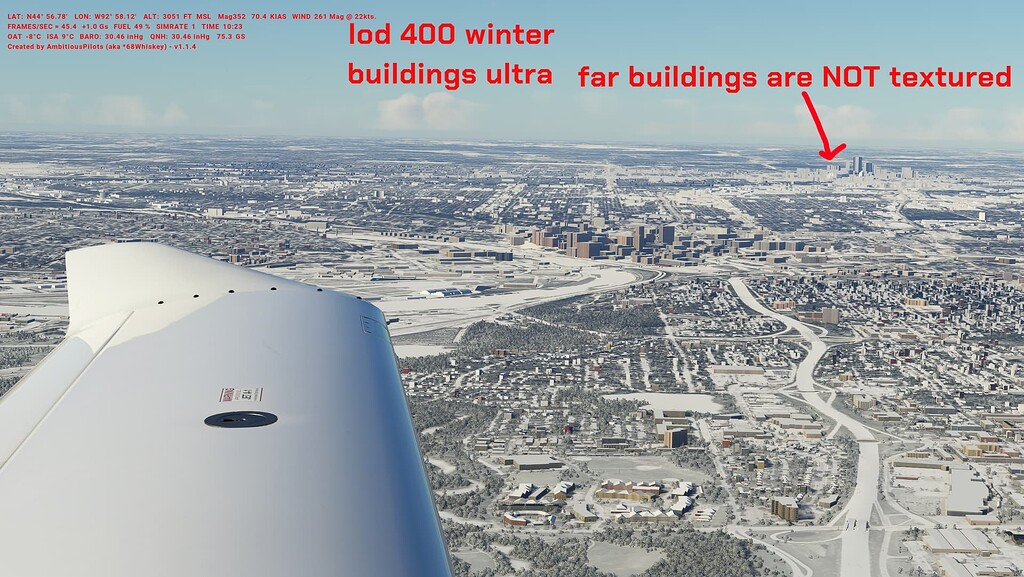 Basic Distant Buildings at Ultra have no textures in Winter (vs Summer ...