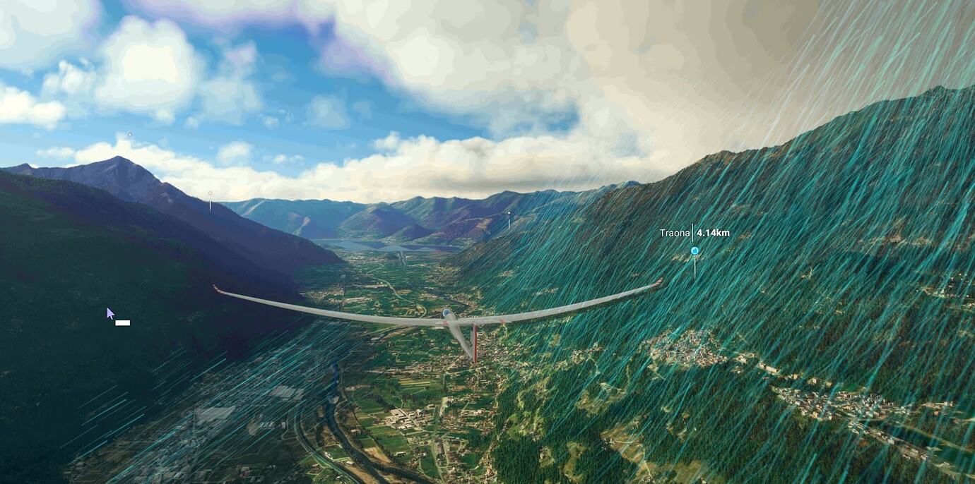 Green lines in helicopter and glider tutorial - Aircraft & Systems - Microsoft Flight Simulator ...