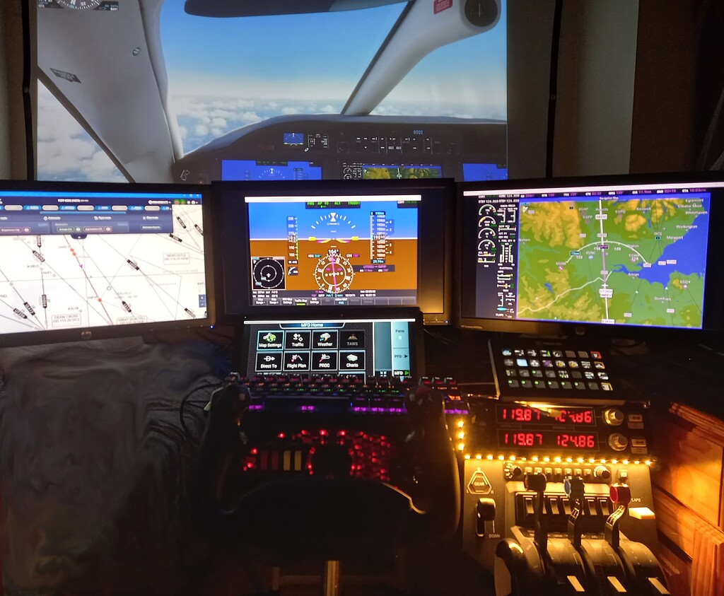 Tiny Cockpits. How do you utilise your space? - Home Cockpit Builders ...