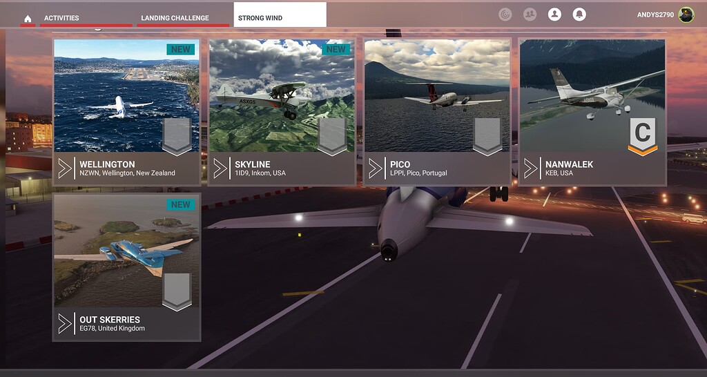 EGHI Landing Challenge missing (Solved) - User Interface & Activities - Microsoft Flight ...