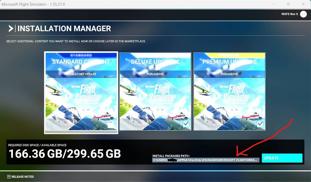 MSFS Store version PC - new installation in C:XboxGames? - Install ...