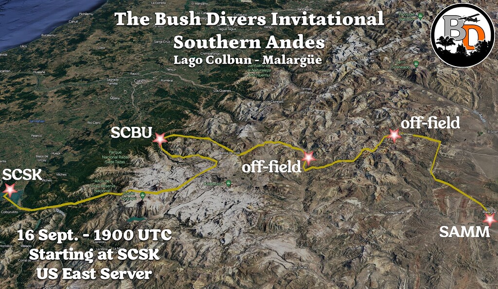 Bush Divers Invitational: Southern Andes - Community Events - Microsoft Flight Simulator Forums