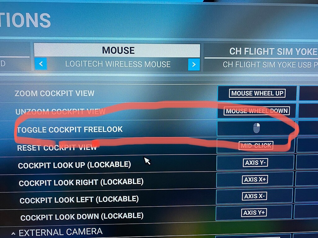 Toggle Cockpit Freelock can't disengage - General Discussion ...