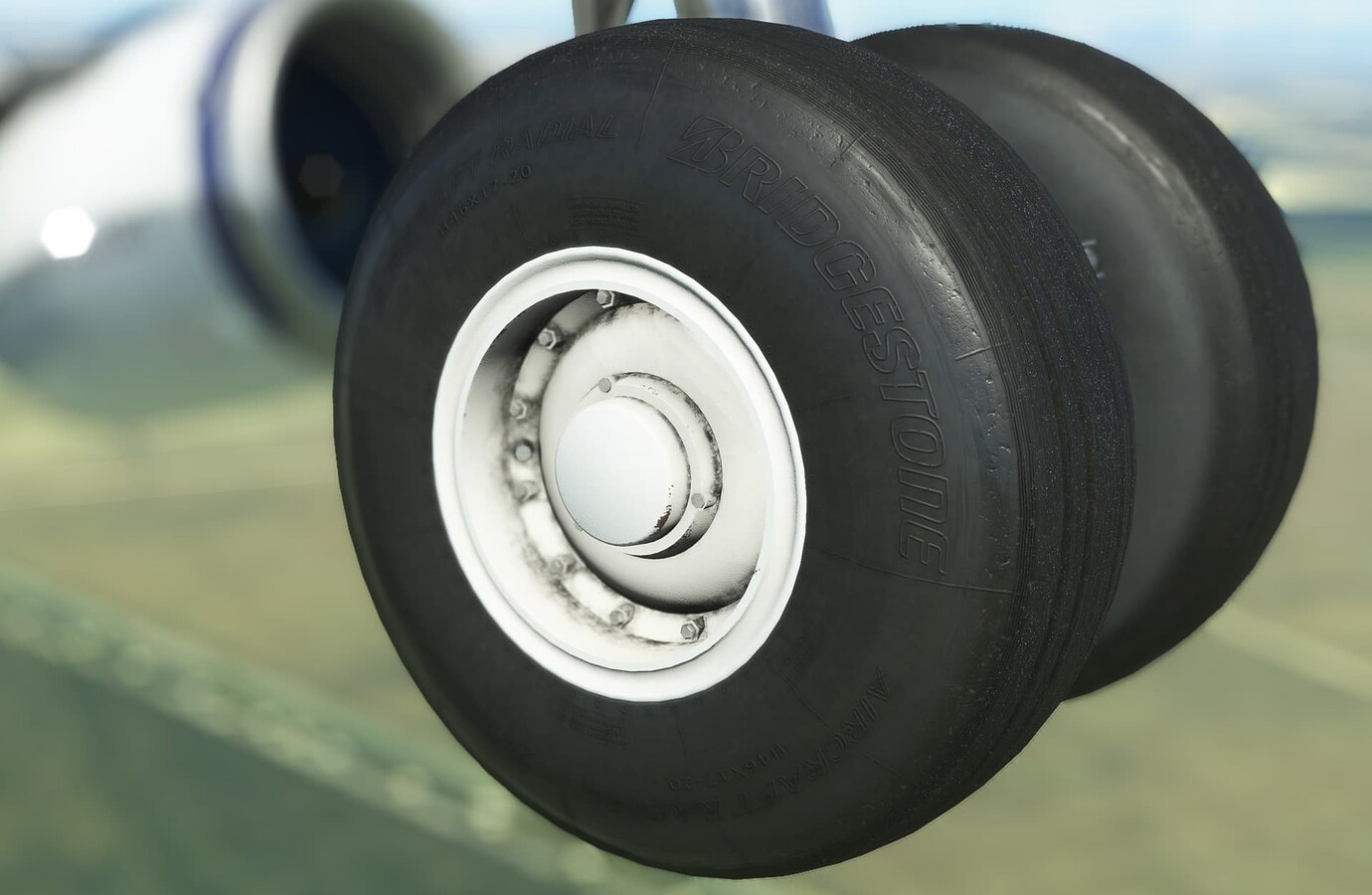 Complete remake of the A320 wheel/tire textures, Bridgestone - SDK ...