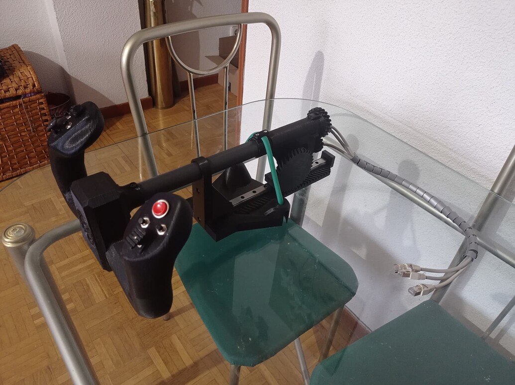 DIY Flight Sim Yoke System [Cadet OpenSource Yoke V2] - Home Cockpit ...