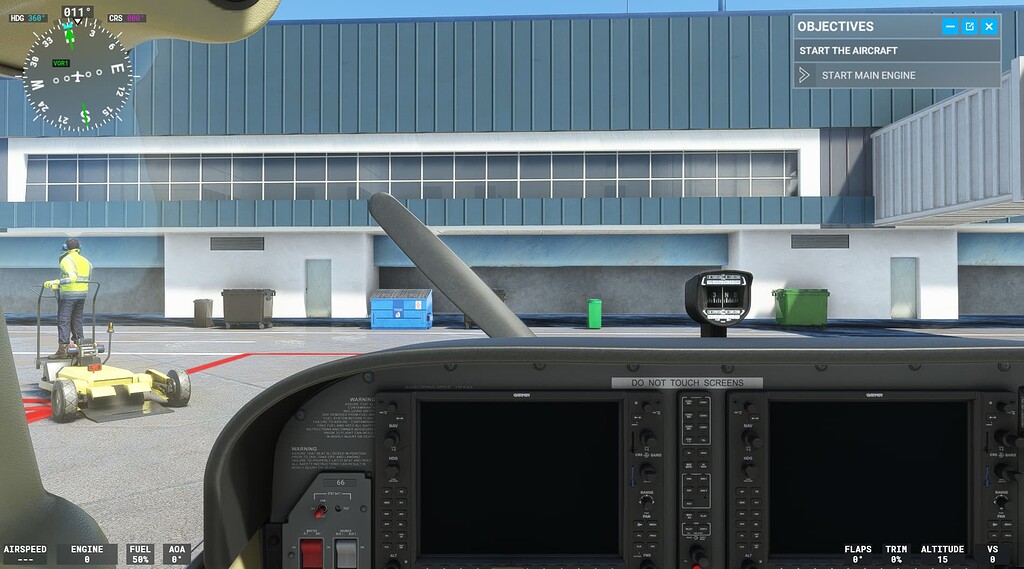 Intruments from external view in cockpit view - Miscellaneous ...