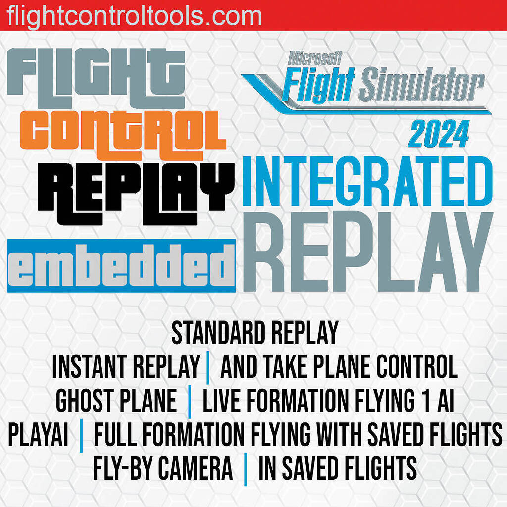 FlightControlReplay Embedded in MSFS 2024 - Tools & Utilities - Microsoft Flight Simulator Forums