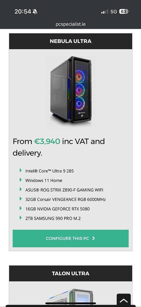 New PC Build - Hardware & Peripherals - Microsoft Flight Simulator Forums