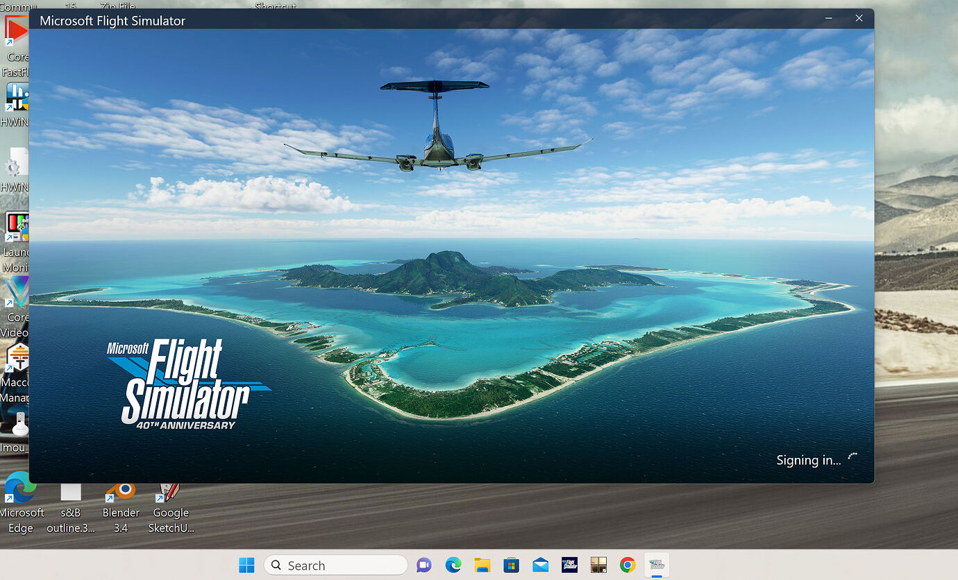 Sim stuck on sign in screen - Hardware & Peripherals - Microsoft Flight ...