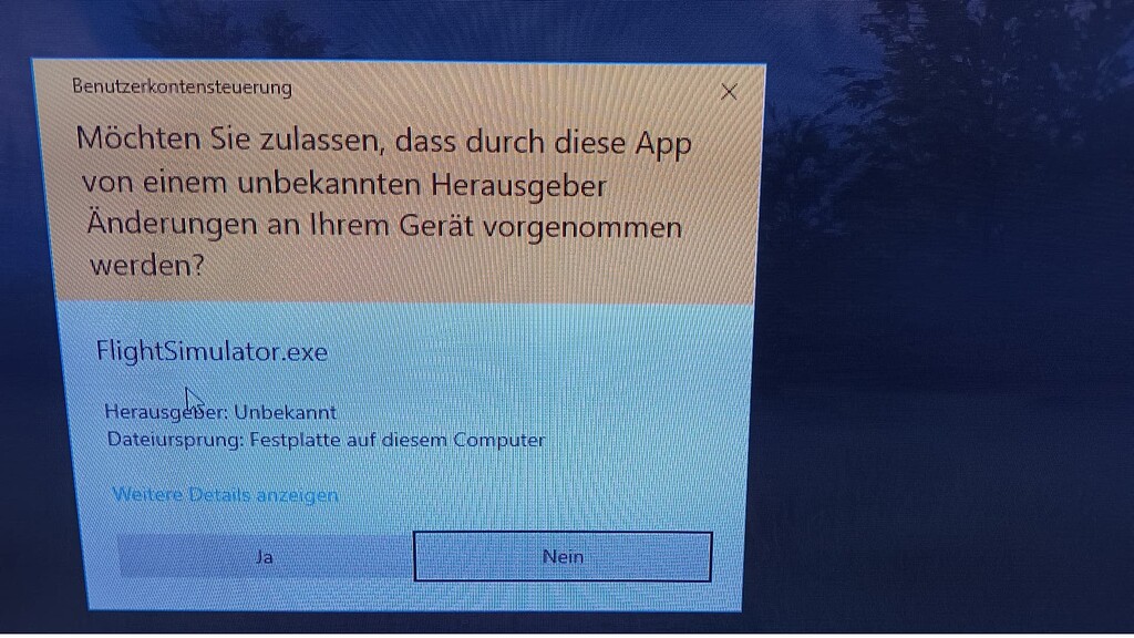 Request to change the program installation at every startup - Install ...
