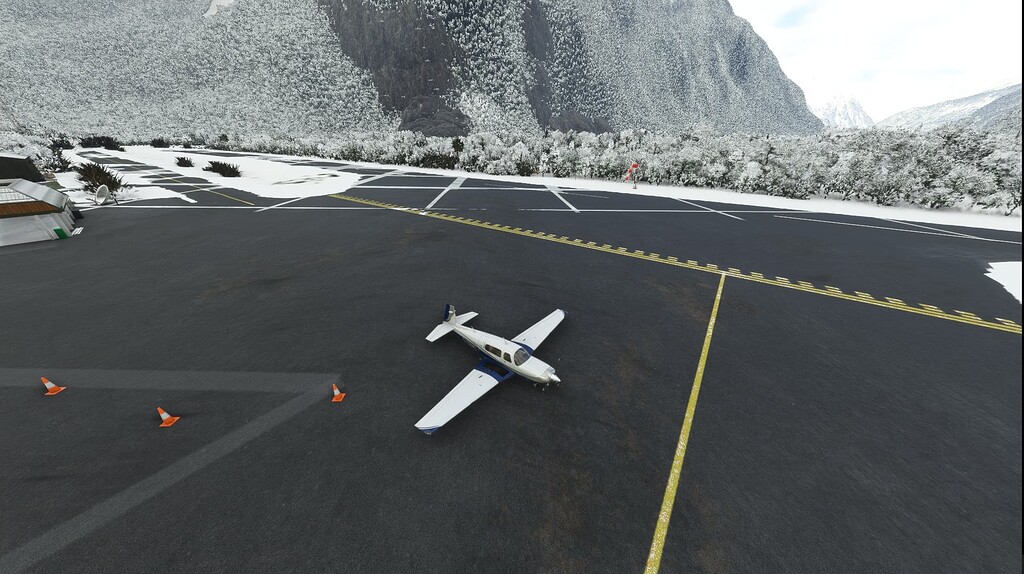 Snow lines on airport runways - General Discussion - Microsoft Flight ...