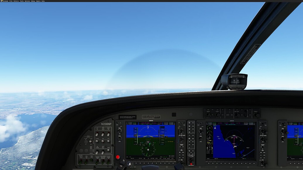 Aircraft spawns at cruising altitude when loading in an approach ...