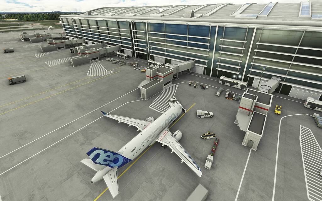 EGLL Terminal 5 jet bridges disappearing since SU5 - Scenery and ...