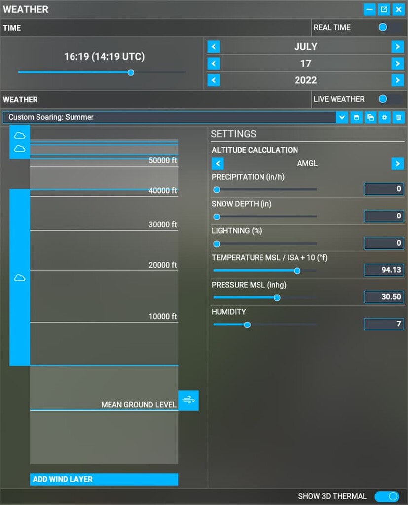 About Thermals Creation - Tips for your own weather settings - General ...