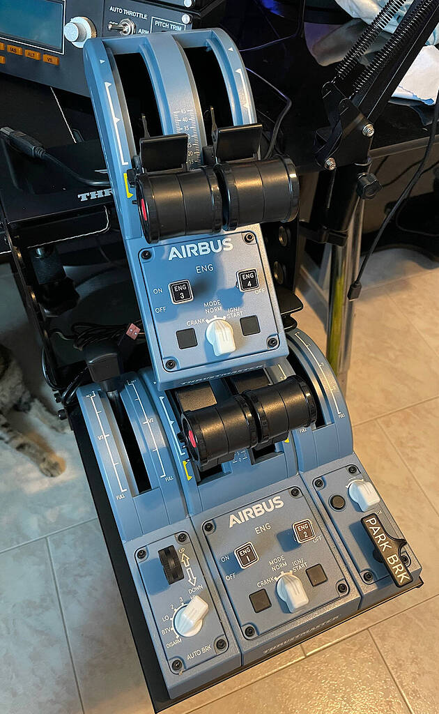 Thrustmaster flying Clamp + TCA quadrant 1-2-3-4 + Addons… not wider ...