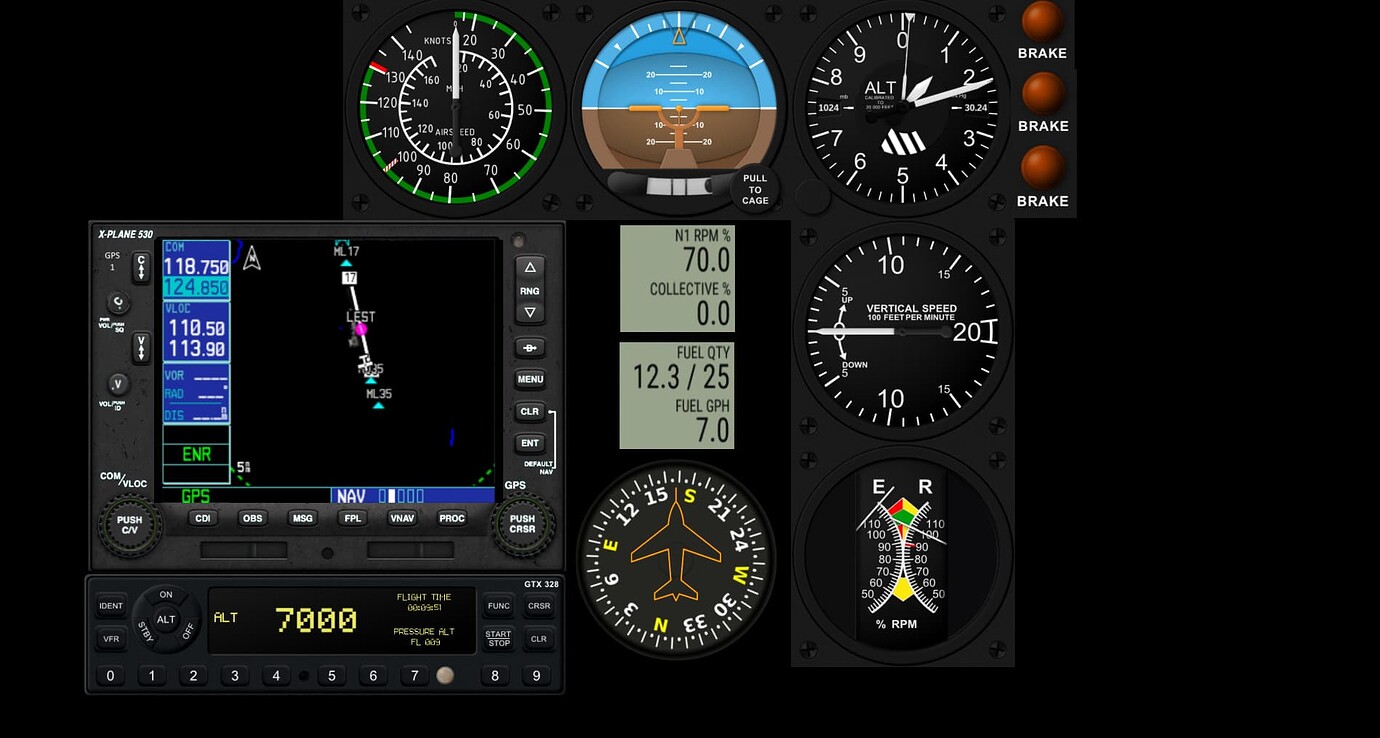 Air Manager helicopter panels/instruments - Aircraft - Microsoft Flight ...