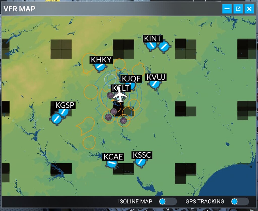 VFR Map Black Blocks? - General Discussion - Microsoft Flight Simulator ...
