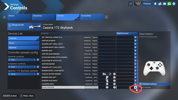 Reactivity Setting for Xbox Controller ( MFS 2024 ) - User Interface ...