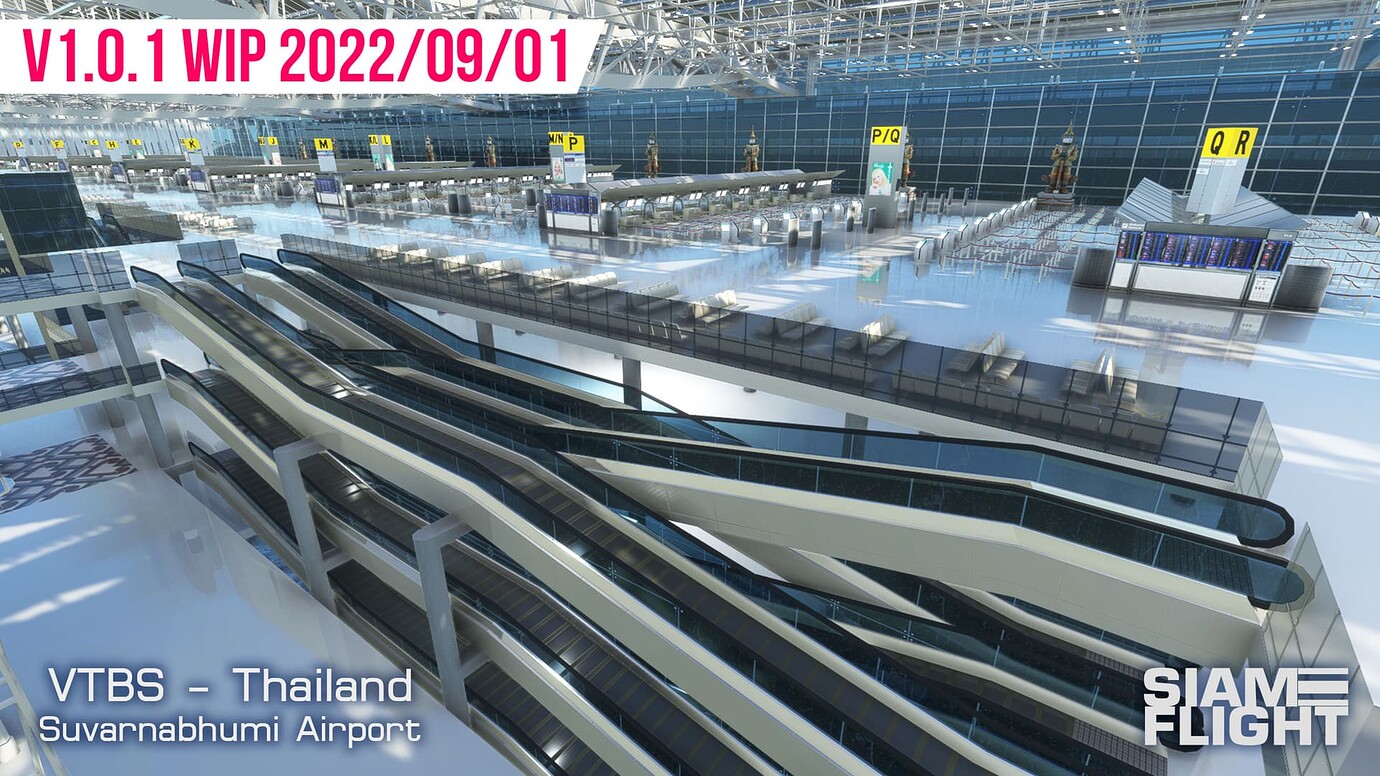 [DevDiary] VTBS Suvarnabhumi Airport Thailand | SiamFlight - Scenery ...