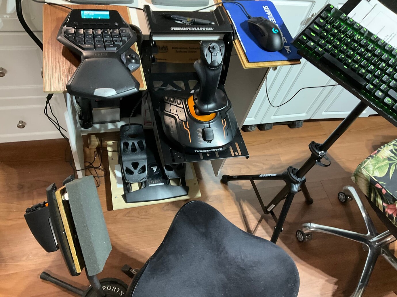 Simple Helicopter Collective - Home Cockpit Builders - Microsoft Flight ...